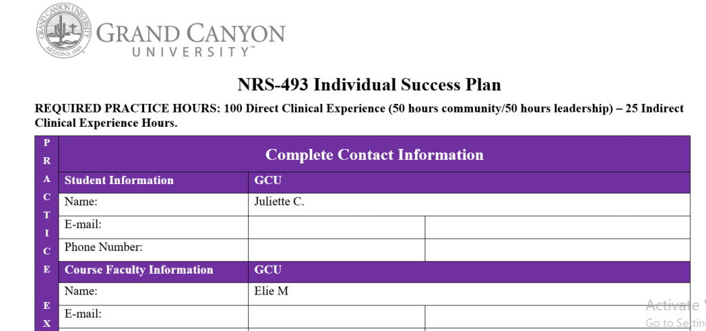 NRS 493 Topic 5 Midterm Evaluation of Student Assessment